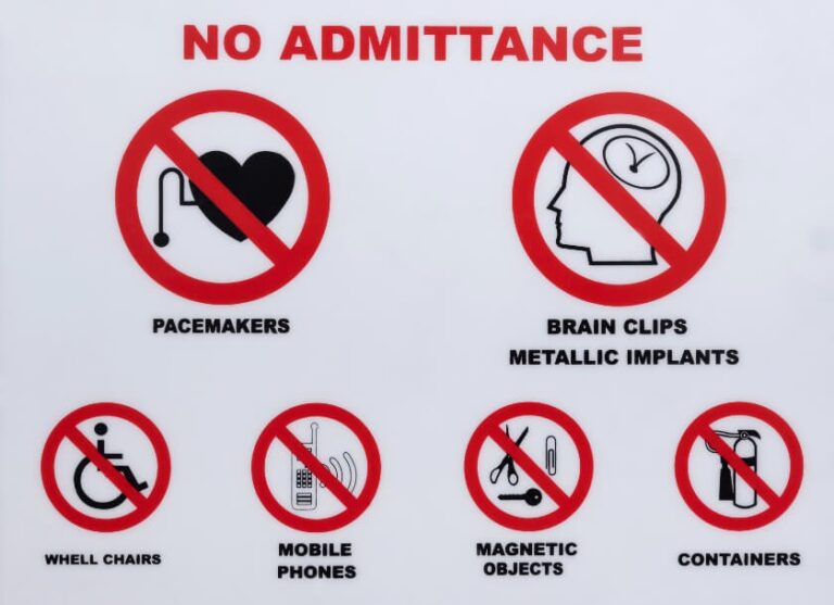 Follow the guidelines for Safety in MRI Procedures